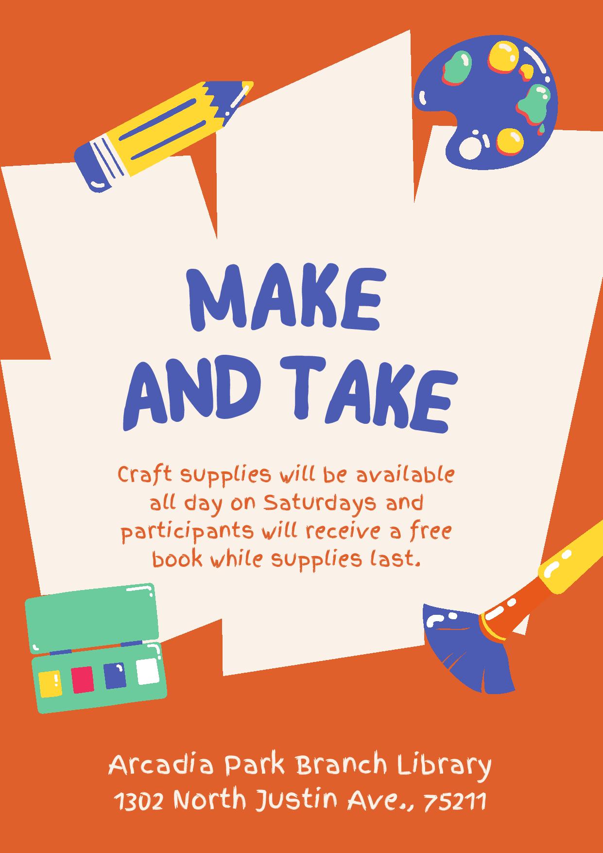 DIY Make and Take Home | Dallas Public Library